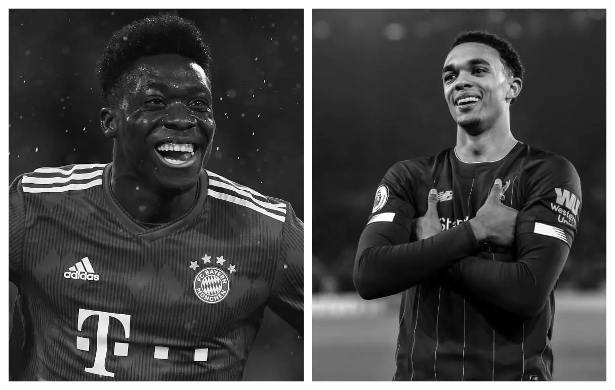 Alphonso Davies vs Trent Alexander-Arnold Stats Comparison | Career All ...