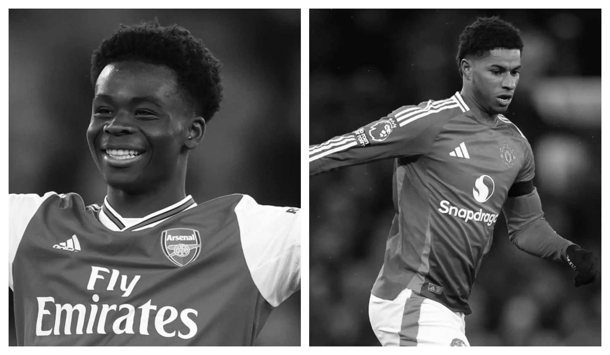 Bukayo Saka vs Marcus Rashford Stats Comparison | Career All Time Stats