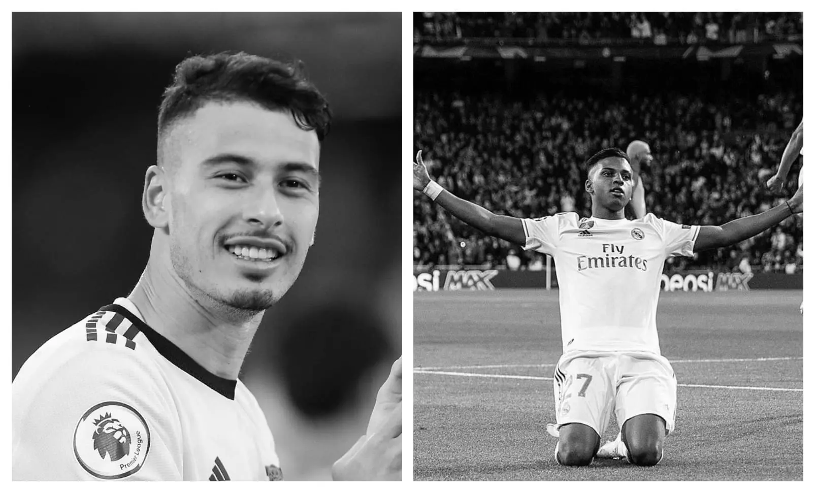 Gabriel Martinelli vs Rodrygo Stats Comparison | Career All Time Stats