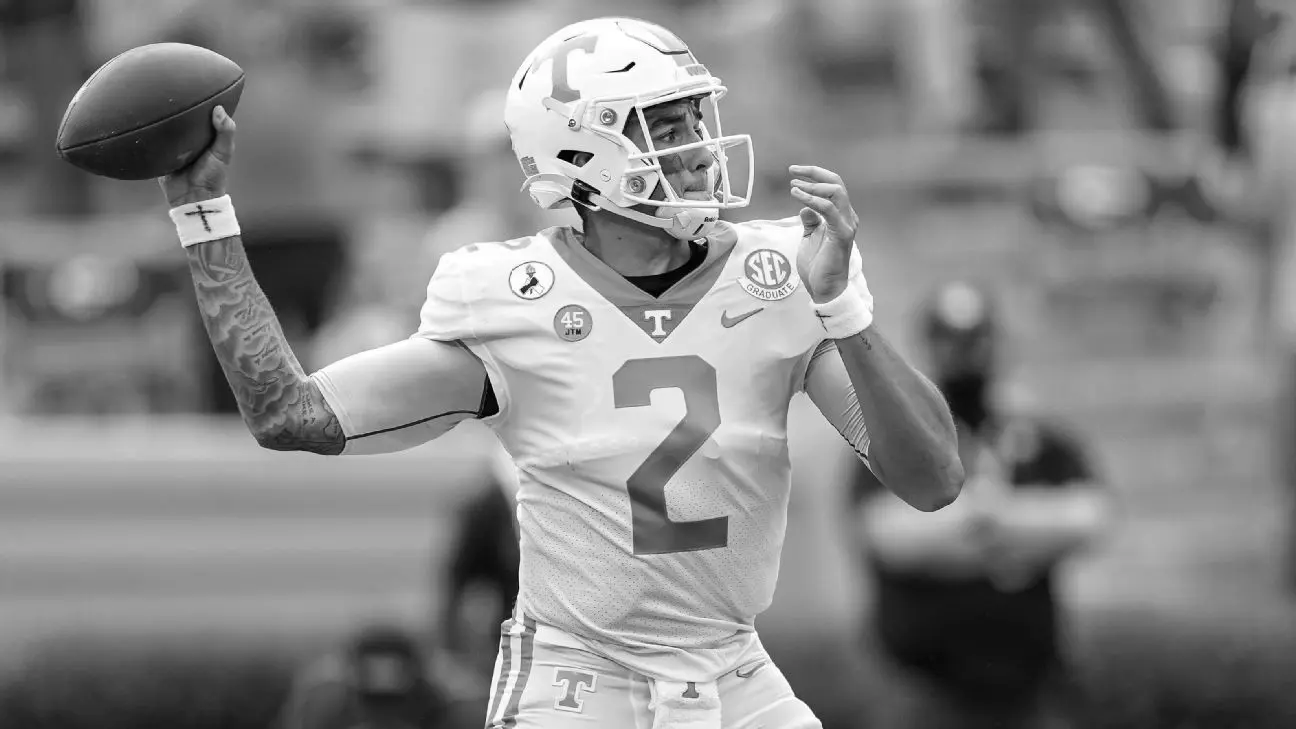 Jarrett Guarantano College Stats, QB Career, Tennessee, Washington State