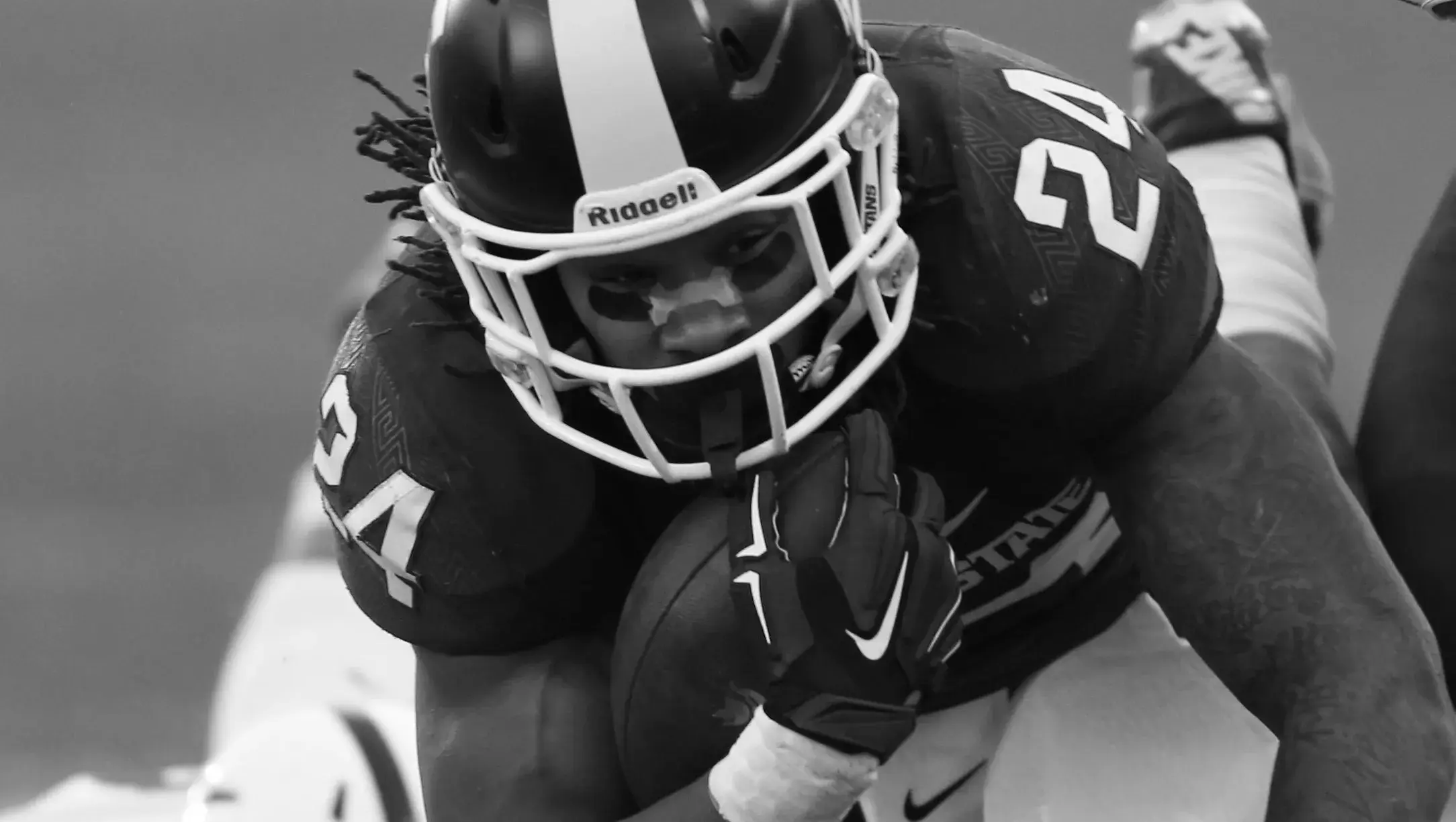Gerald Holmes College Stats, RB Career, Michigan State
