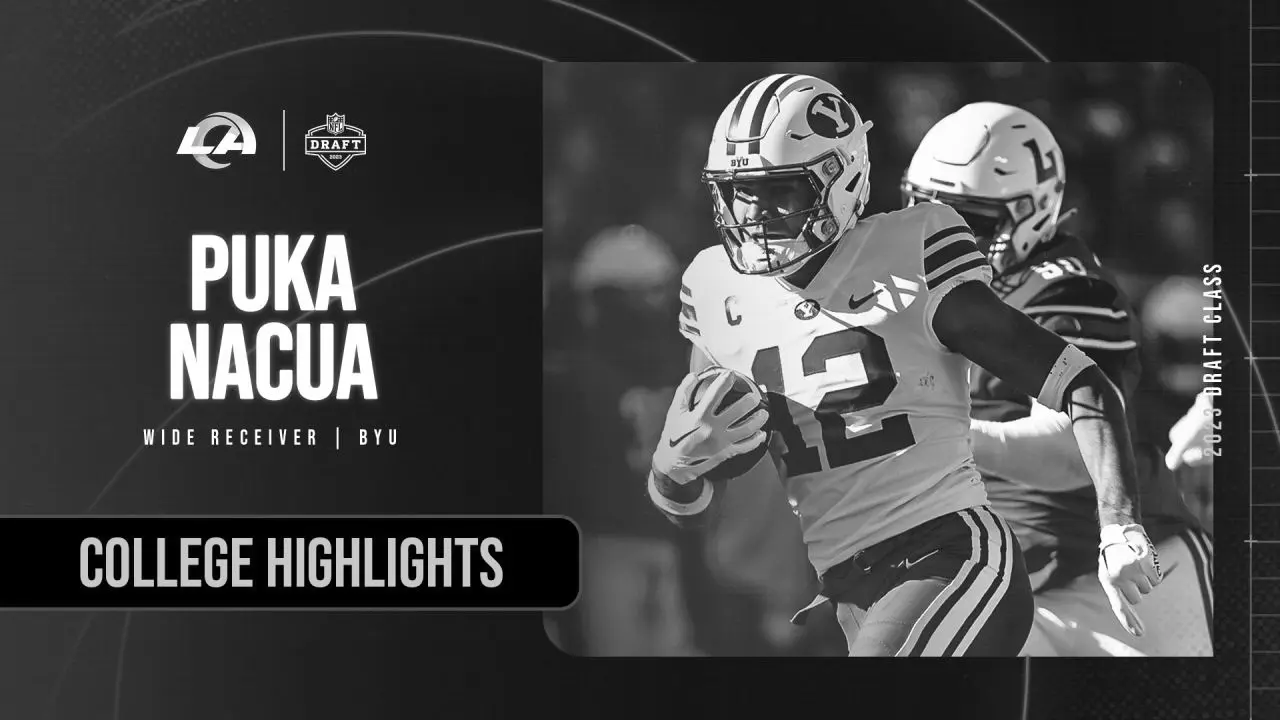 Puka Nacua College Stats, WR Career, BYU, Washington