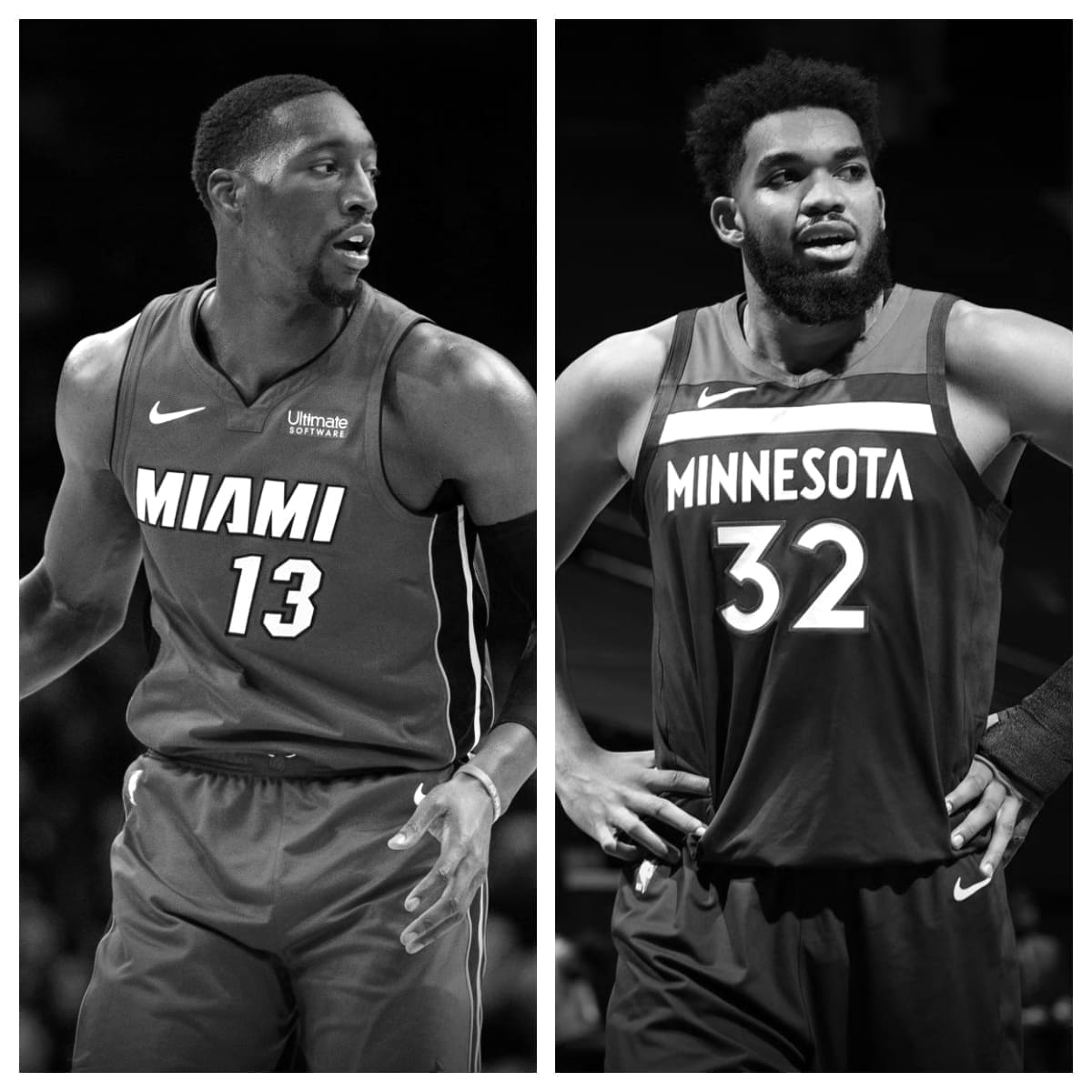 Bam Adebayo vs Karl-Anthony Towns Stats Comparison | Career All Time Stats