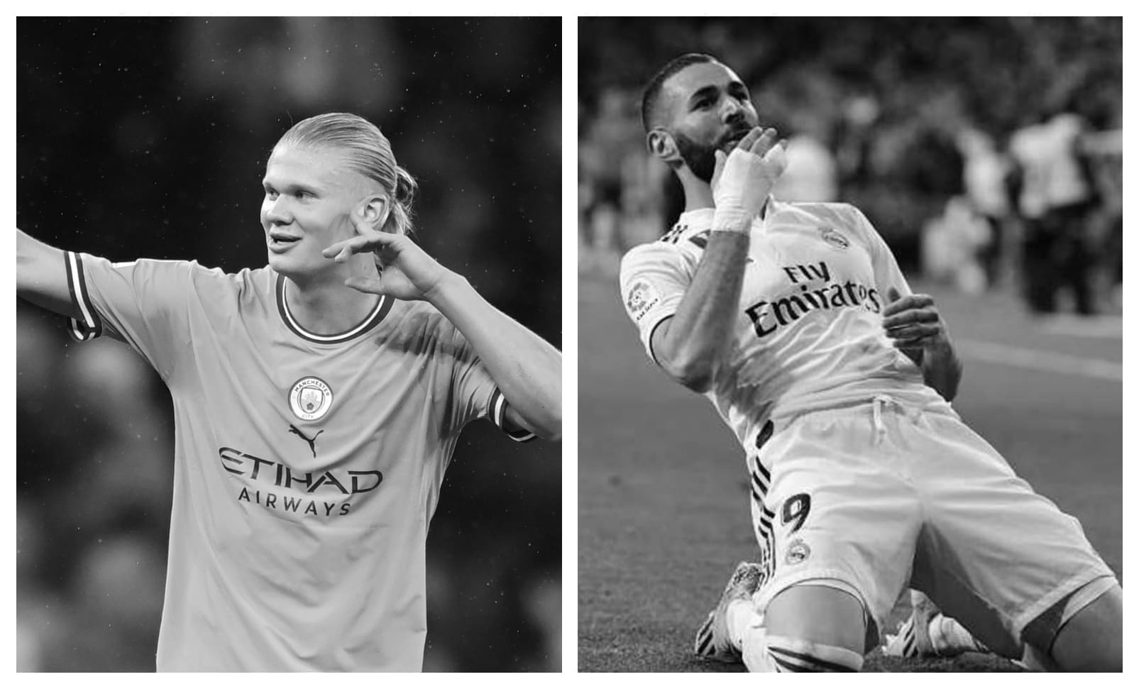 Erling Haaland vs Karim Benzema Stats Comparison | Career All Time Stats