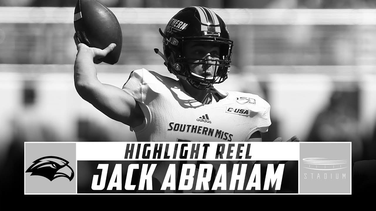 Jack Abraham College Stats, QB Career, Missouri, Southern Mississippi
