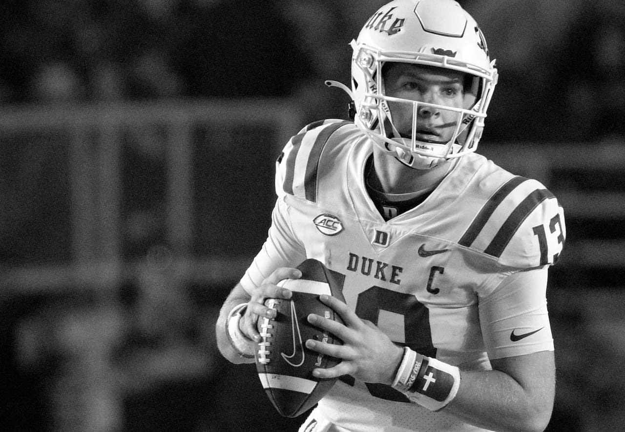 Riley Leonard College Stats, QB Career, Duke, Notre Dame