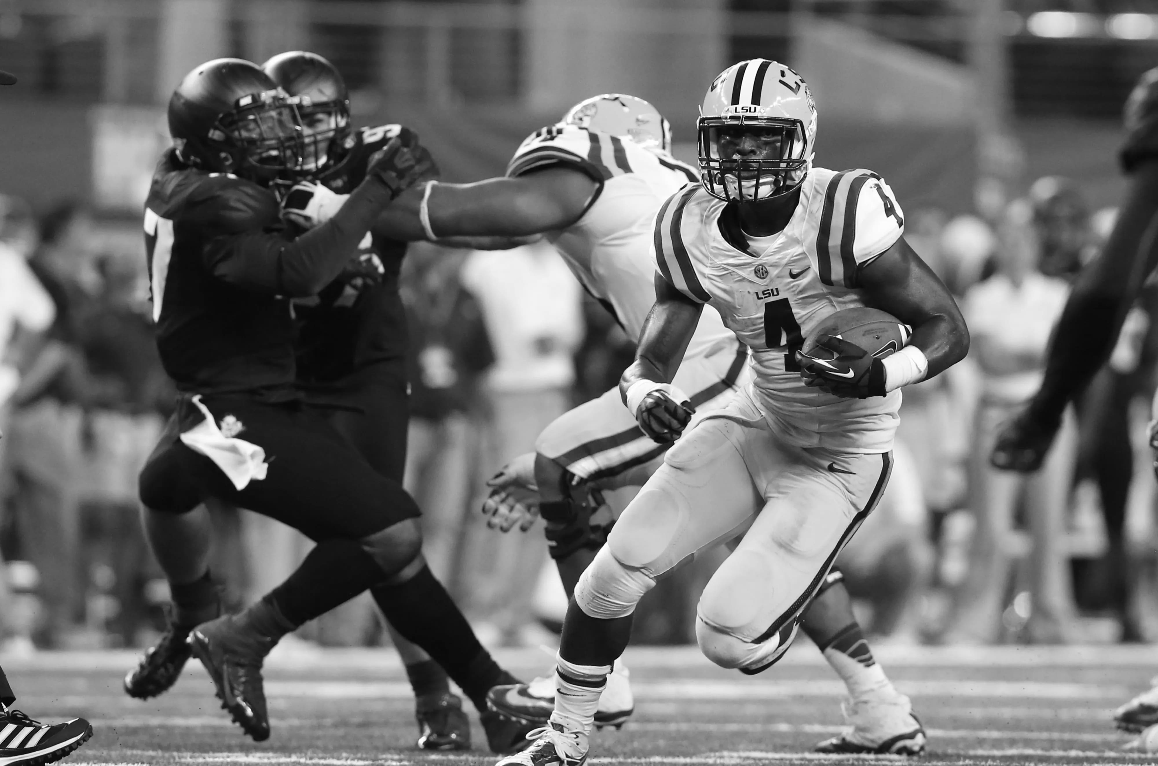 Alfred Blue College Stats, RB Career, LSU