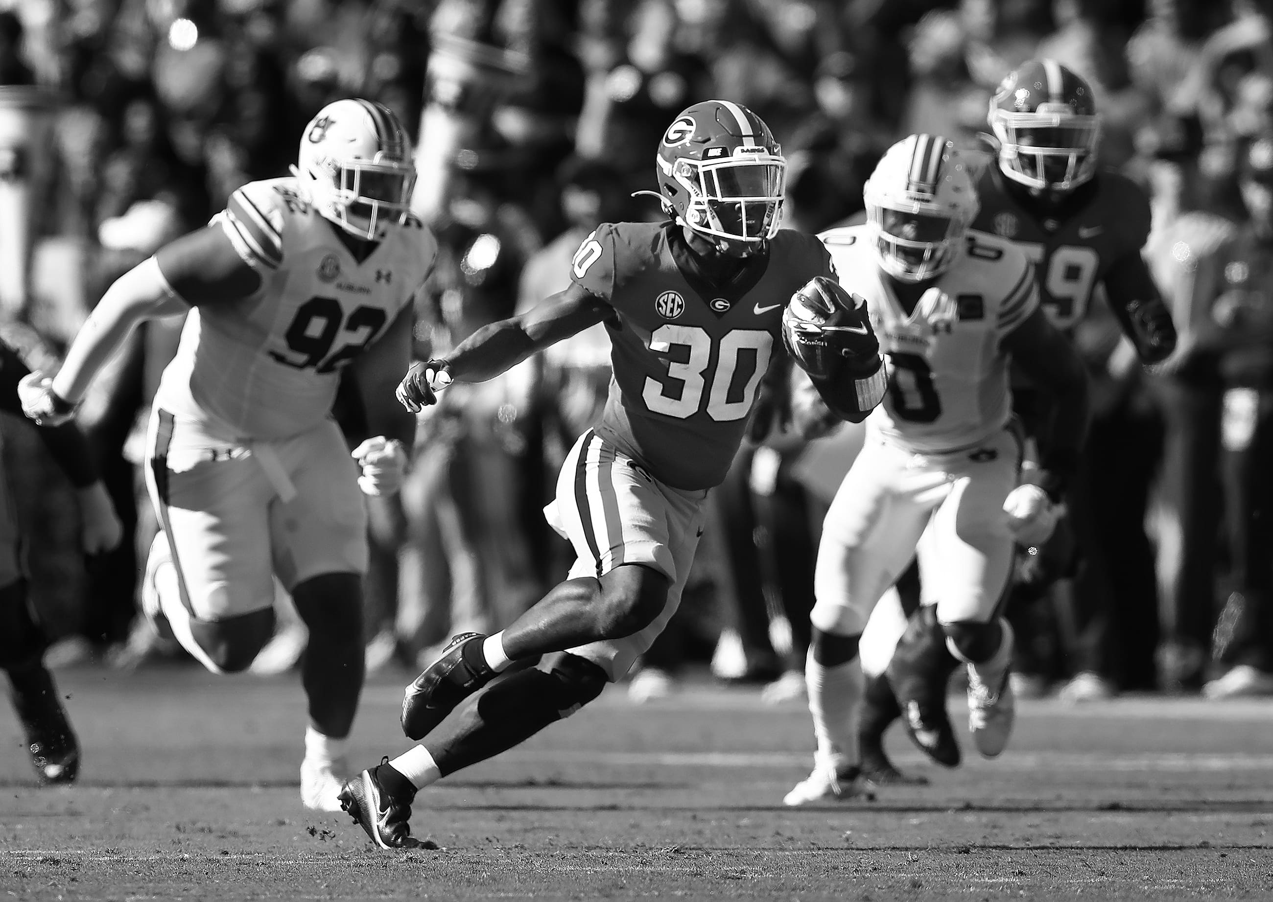 Daijun Edwards College Stats, RB Career, Georgia