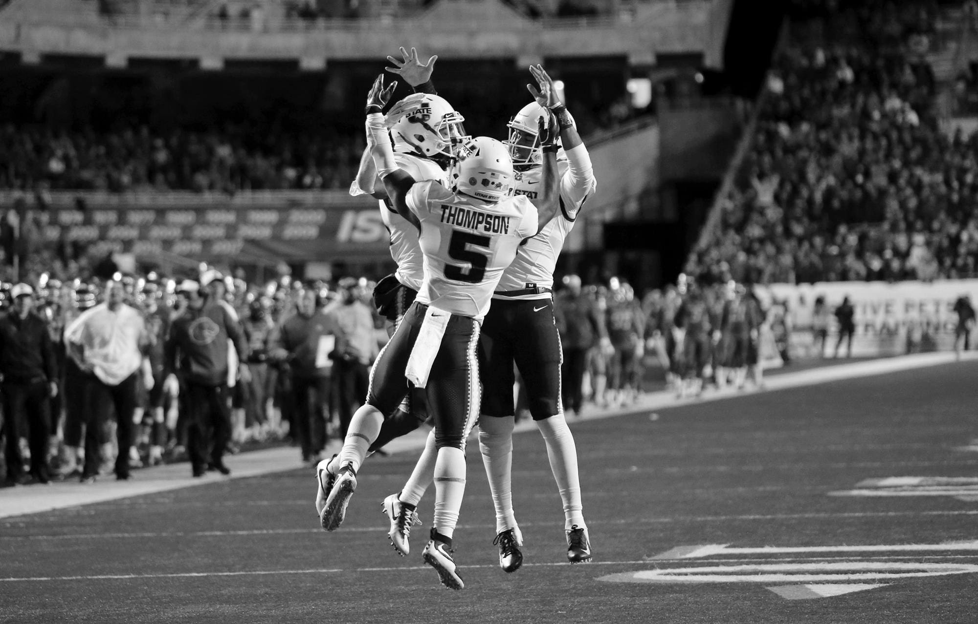 Darwin Thompson College Stats, RB Career, Utah State