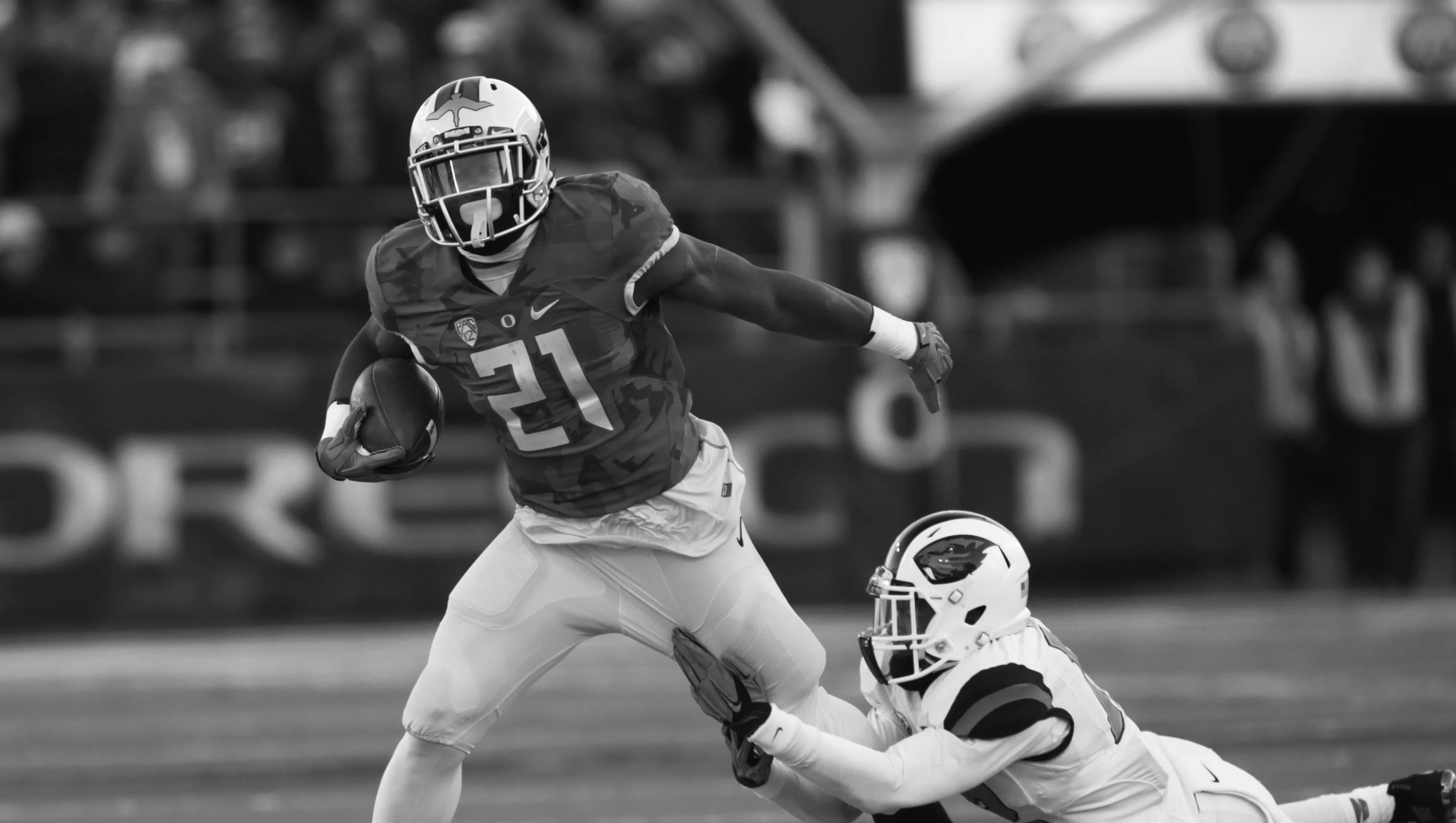 Royce Freeman College Stats, RB Career, Oregon